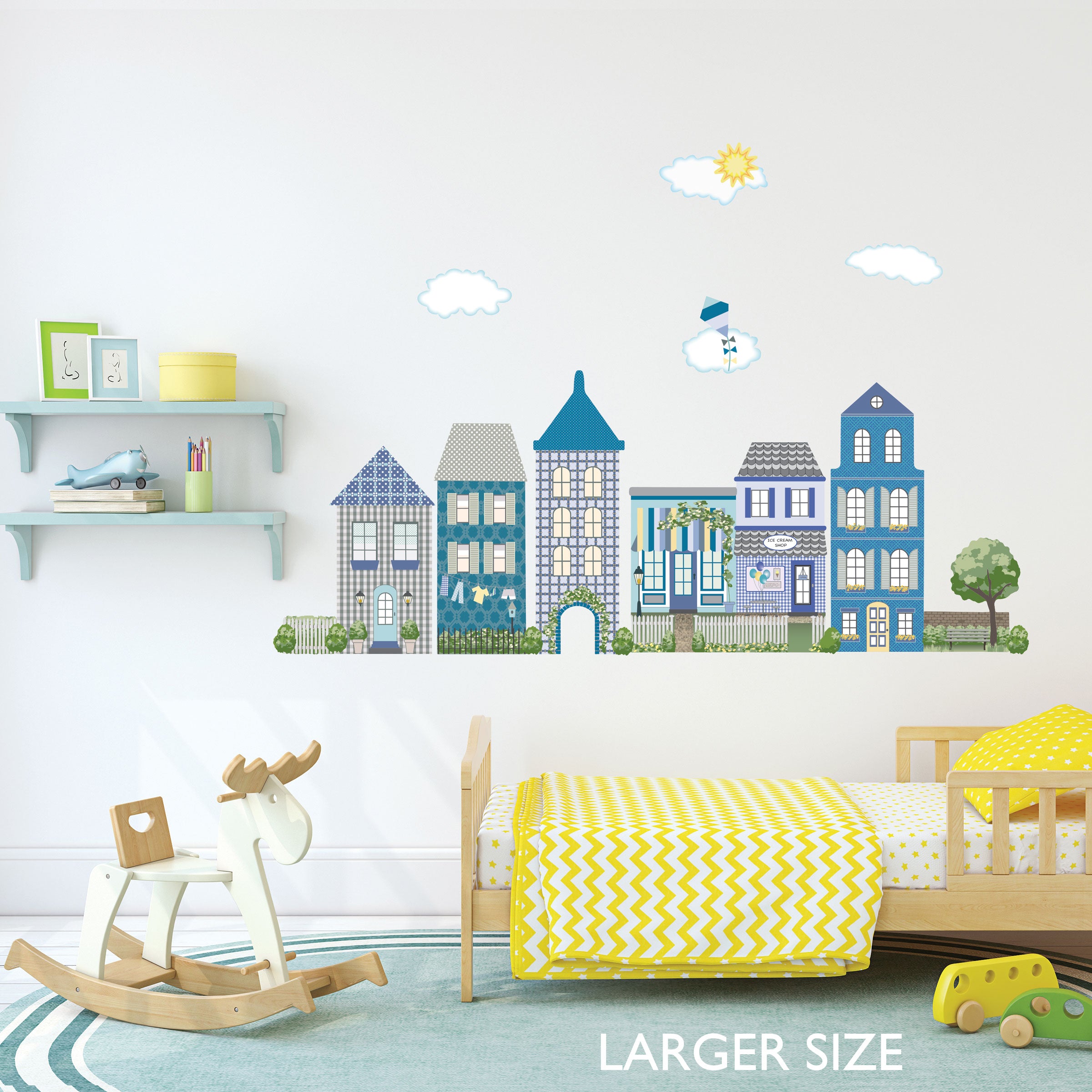 Girls Decals Wall decals for girls (or boys!) - town decals