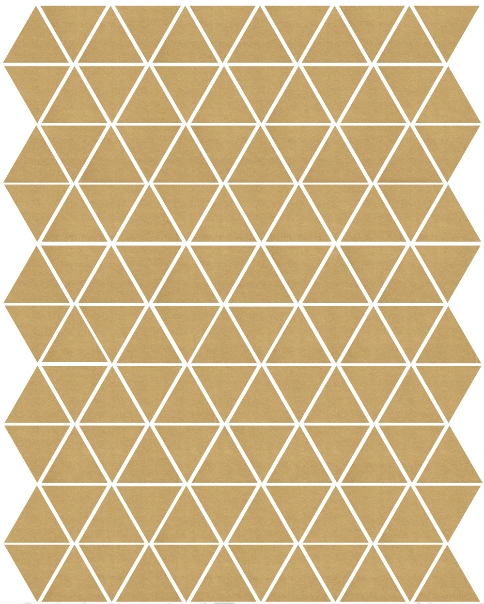 36 Large Gold or Silver Metallic Triangle Wall Decals, Geometric Wall