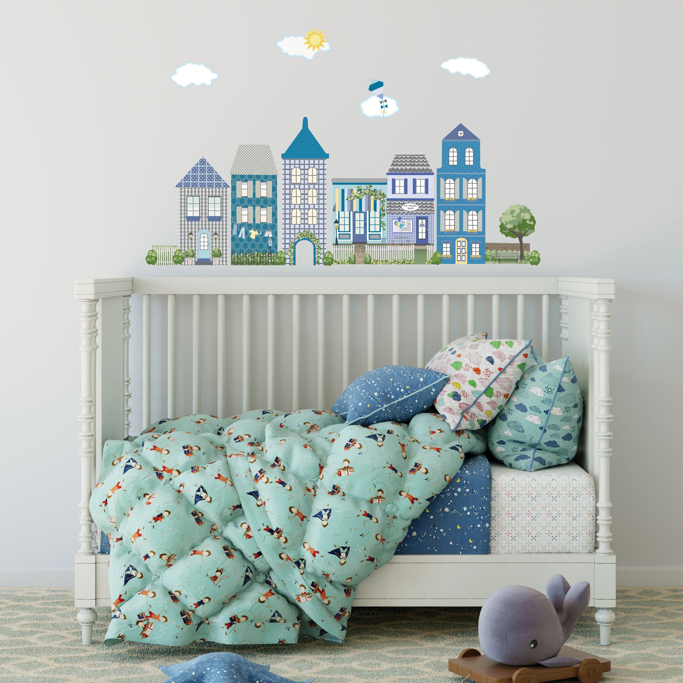 Wall Dressed Up Wall Decals Fabric Reusable Removable Wall Stickers | 3