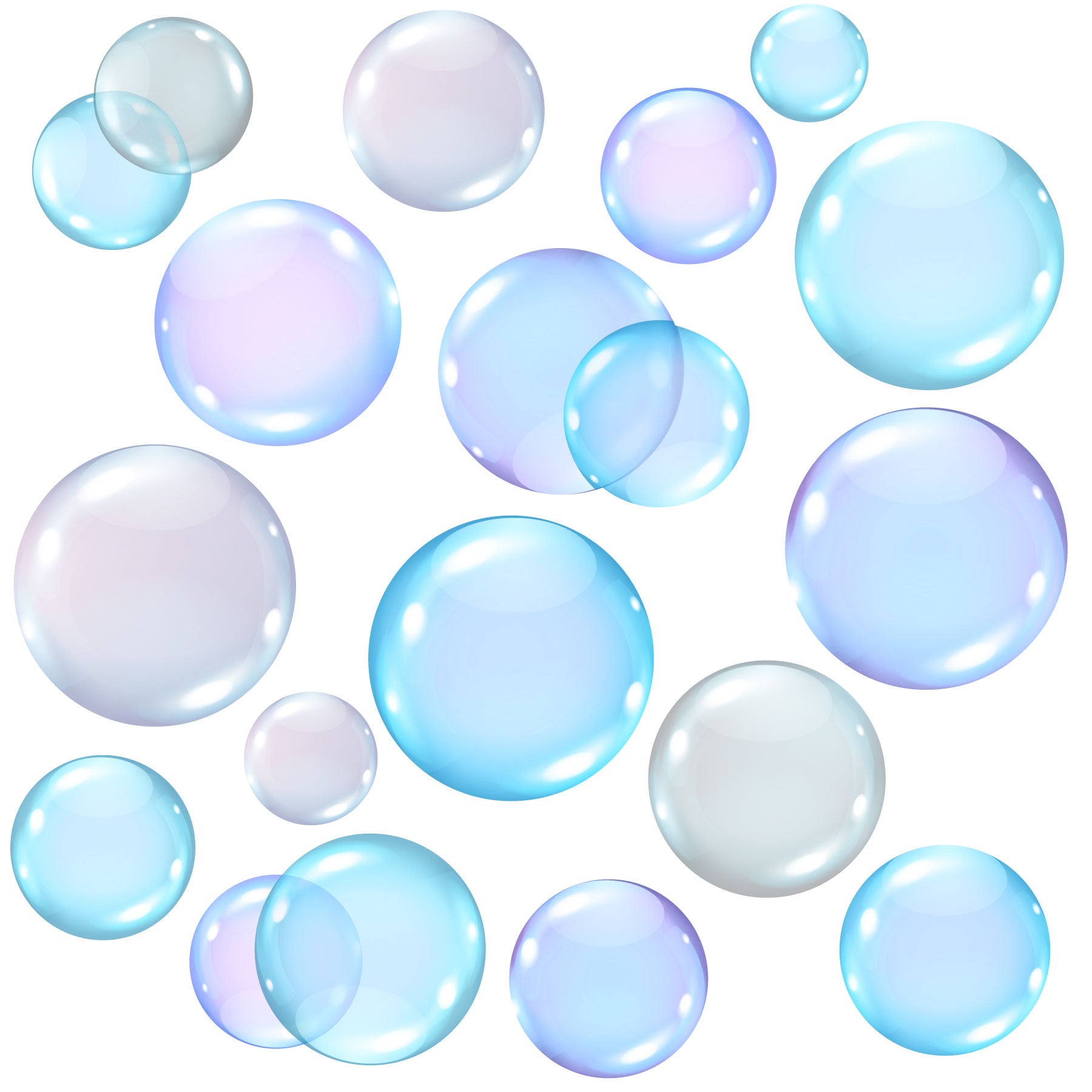 Large Wall Decals Bubbles, Bubble Wall Stickers, Bathroom Wall Decals,
