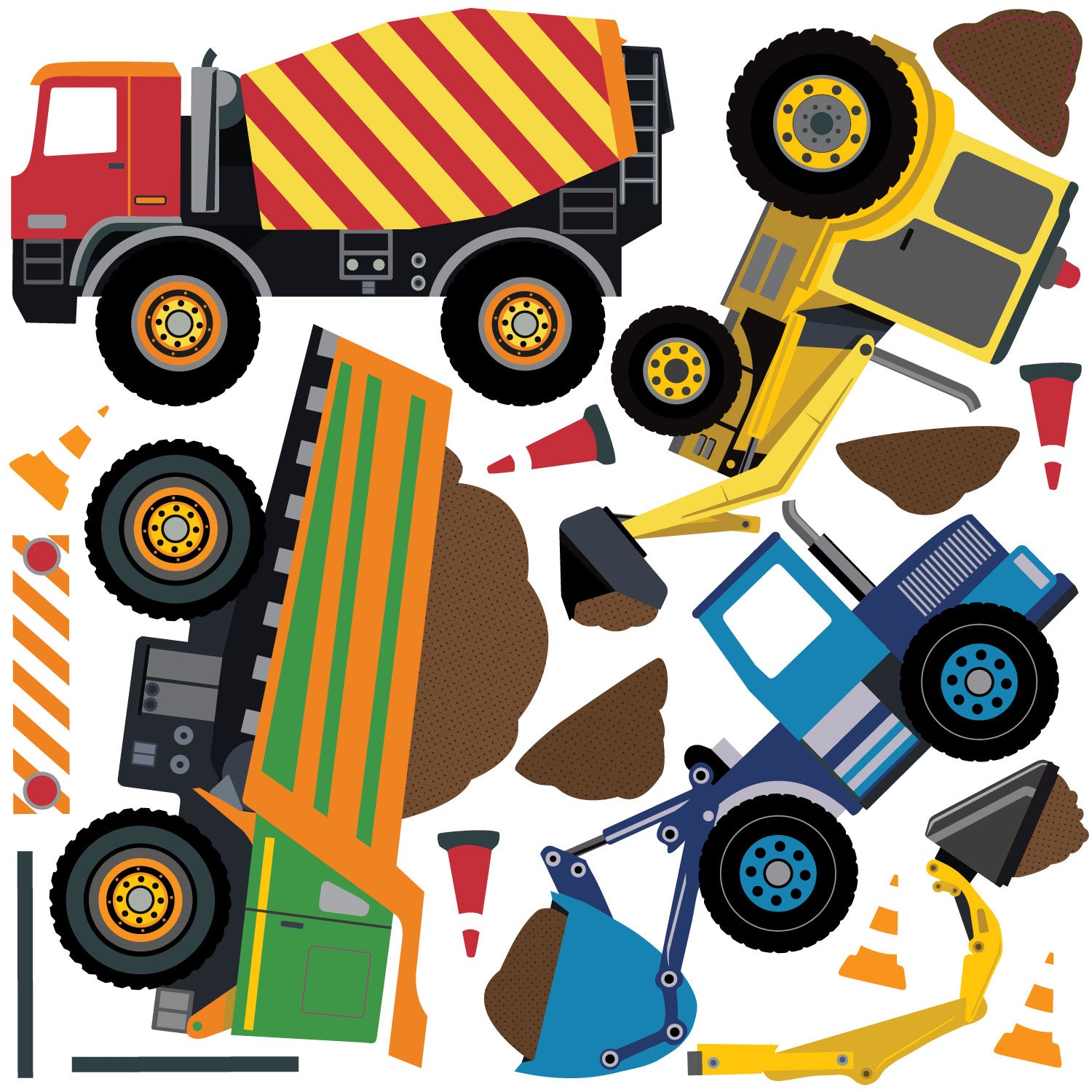 Transportation Wall Decals