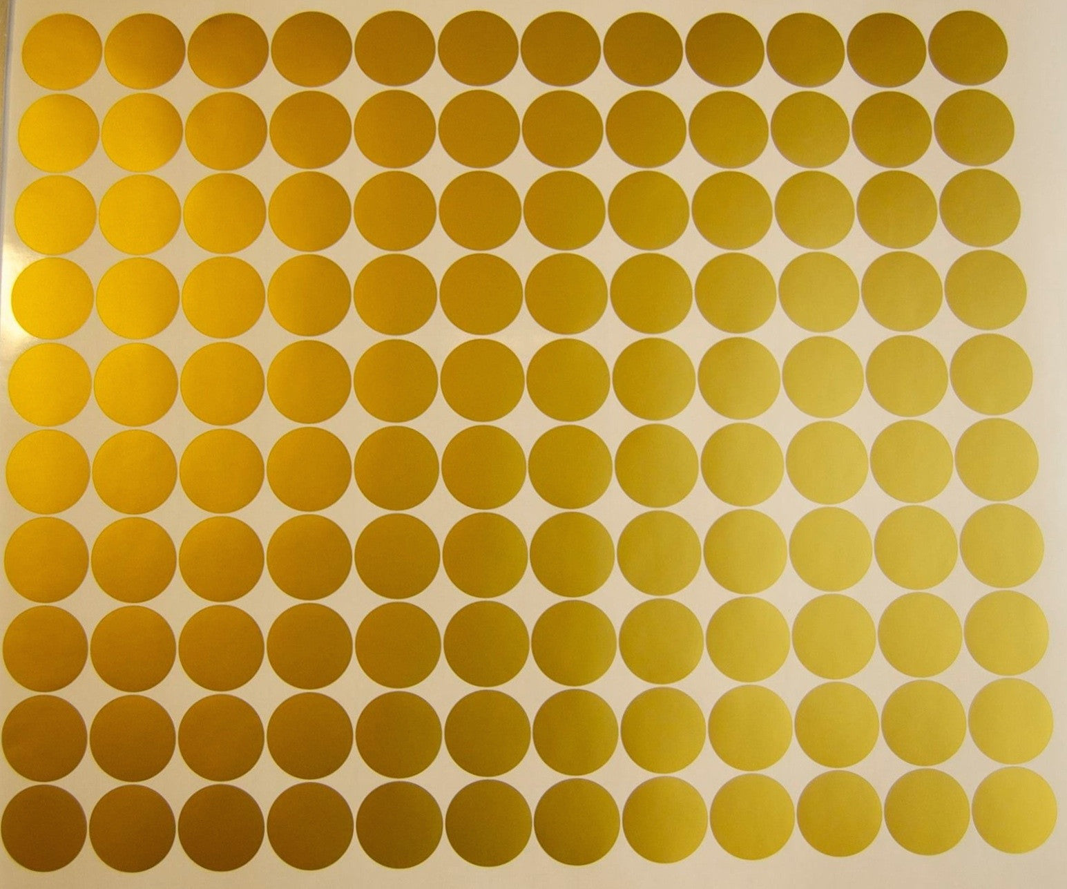 120 Gold or SIlver Dots Metallic Wall Decals, 2" Polka Dot Decals, Vin